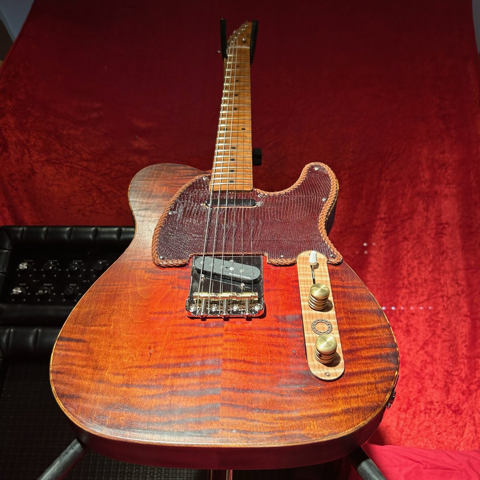 WWG Custom Flame Maple Telecaster - Water Wheel Guitars