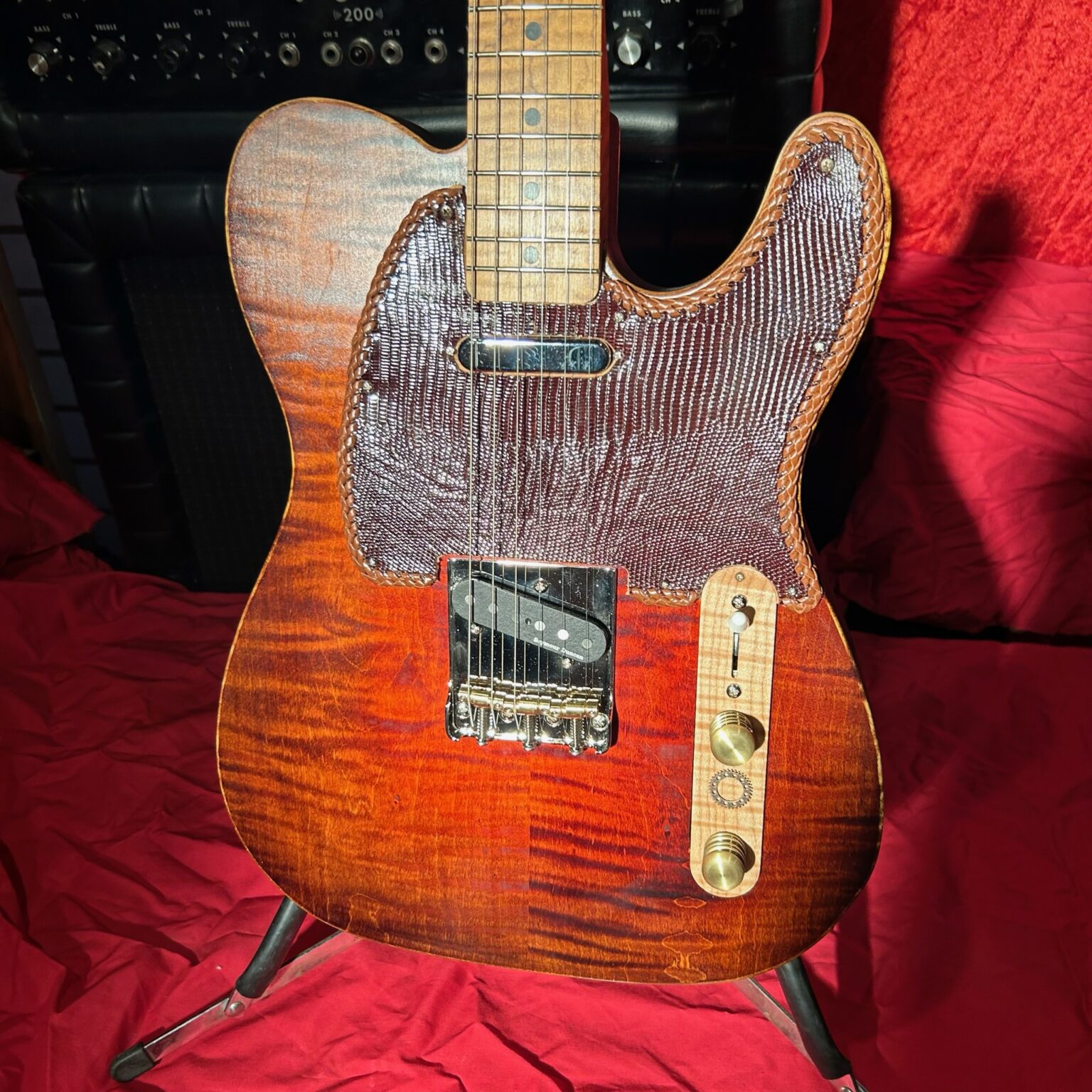 WWG Custom Flame Maple Telecaster - Water Wheel Guitars